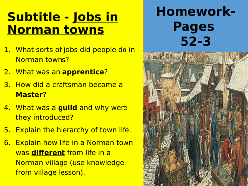 AQA GCSE History: Norman Legal System & Law and Order. 3 lessons inc ...
