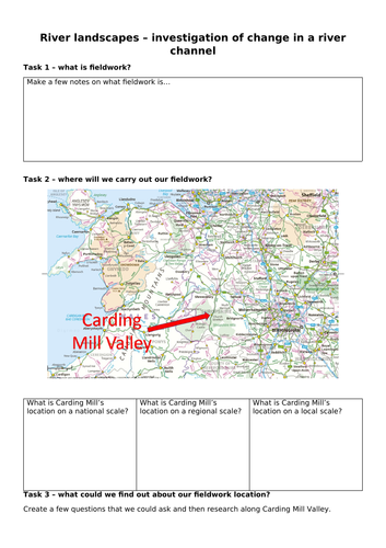 Carding Mill Valley - Full pack of resources for GCSE fieldwork ...