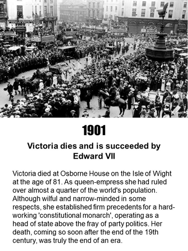 Timeline & Market Place Activity: Victorian Britain 1837 - 1901 ...