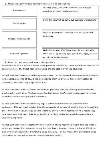 Edexcel GCSE (9-1) Business 1.5 Understanding external influence ...