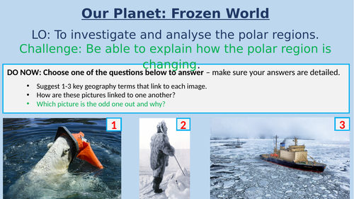 Our Planet - Frozen World Lesson | Teaching Resources