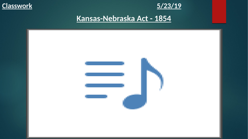 Kansas Nebraska Act | Teaching Resources