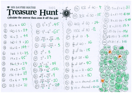 Treasure Hunt 002 - Mr Davies Maths #WeeklyTreasureHunt Basic skills ...