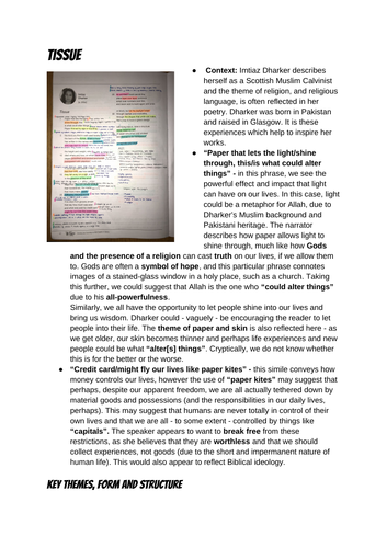 Power and Conflict poems English Lit revision guides AQA | Teaching ...