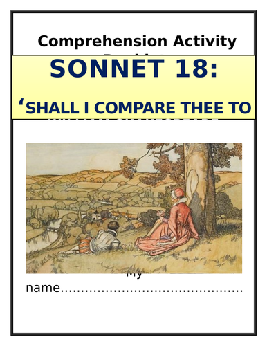 Shakespeare's Sonnet 18 - 'Shall I compare thee to a summer's day ...