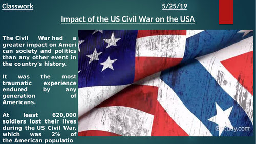 Impact of the Civil War on the USA | Teaching Resources
