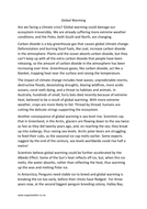 Global warming lesson -pupils learn about global warming & are ...