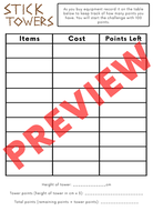 Outdoor STEM Activity - Stick Towers - Science, Math, & Financial ...