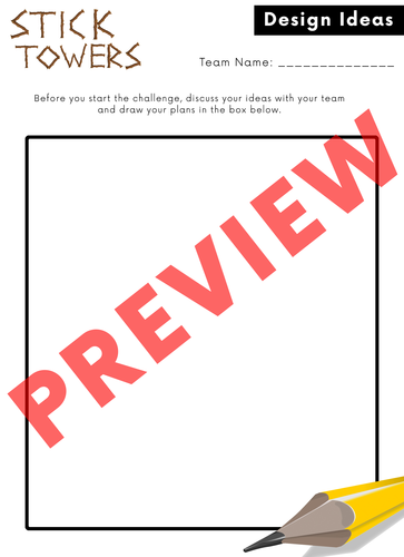 Outdoor STEM Activity - Stick Towers - Science, Math, & Financial ...