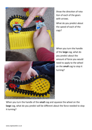 KS2 Forces - gears worksheets | Teaching Resources