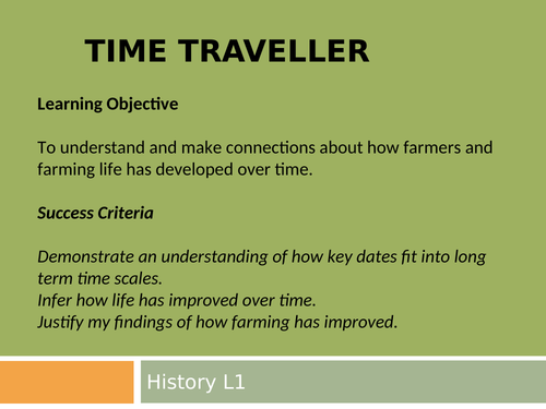 KS2 History – Time Traveller | Teaching Resources