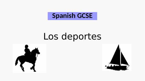 Spanish GCSE Sport | Teaching Resources