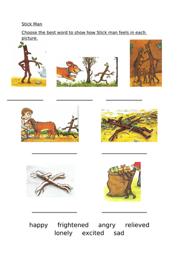 Stick Man resource pack | Teaching Resources