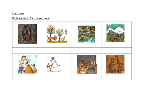 Stick Man resource pack | Teaching Resources
