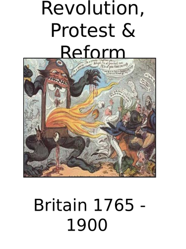 Timeline Britain 1765 - 1900: Revolution, Protest and Reform | Teaching ...