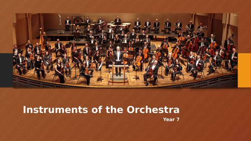 Instruments of orchestra | Teaching Resources