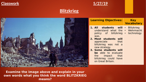 Blitzkrieg | Teaching Resources