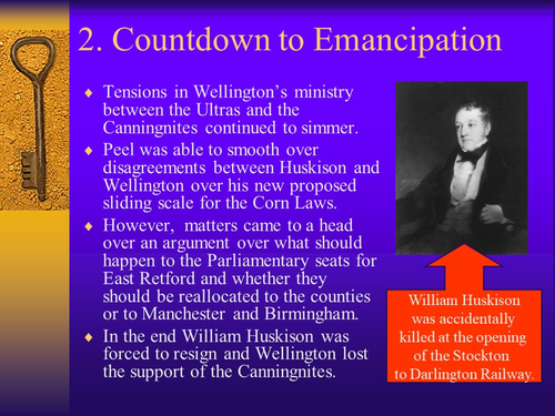 How significant was Catholic Emancipation in 1829? | Teaching Resources