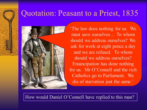 How significant was Catholic Emancipation in 1829? | Teaching Resources