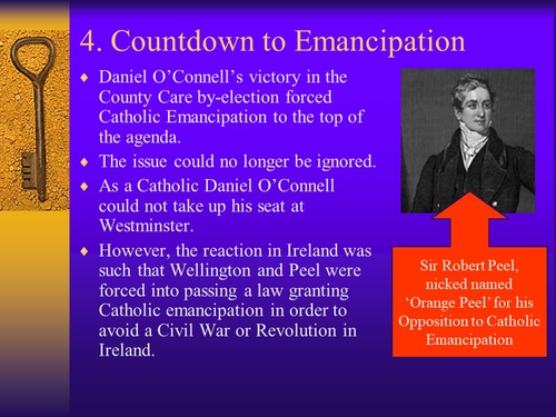 How significant was Catholic Emancipation in 1829? | Teaching Resources