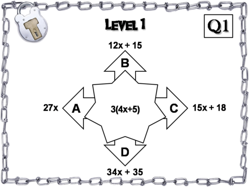 Multiplying Polynomials Activity: Algebra Escape Room Math Activity ...