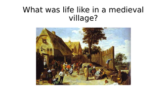 Life in a medieval village | Teaching Resources