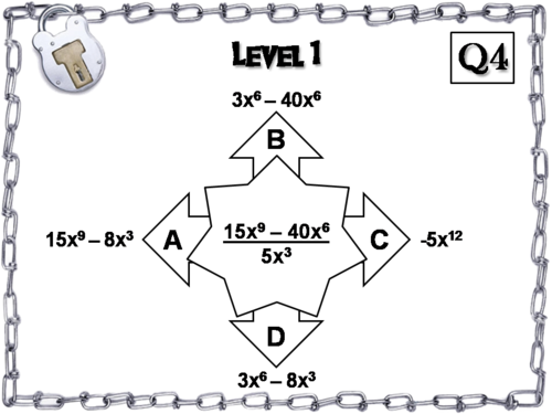 Dividing Polynomials Activity: Algebra Escape Room Math Game | Teaching ...