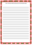 Christmas Day Recount | Teaching Resources