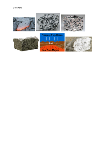 Activate 1 Earth: Igneous and metamorphic rock lesson 7.1.3 KS3 ...
