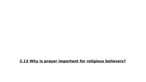 Y5 RE- Can I compare prayer in different Christian denominations ...