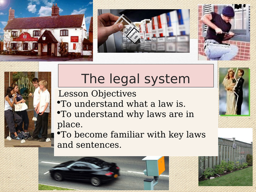 What is the Law? Citizenship lesson powerpoint | Teaching Resources