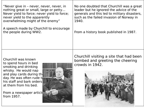 Churchill a great leader? | Teaching Resources