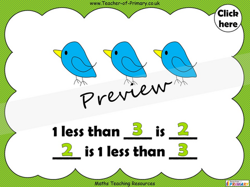 Counting One More and One Less - Year 1 | Teaching Resources