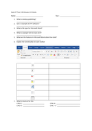 Microsoft Word Test Basic | Teaching Resources