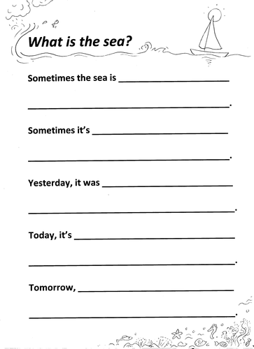 Ocean Poetry Writing - KS2 | Teaching Resources