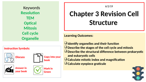 AQA Section 2 - Cells Revision Chapter 3-5 | Teaching Resources
