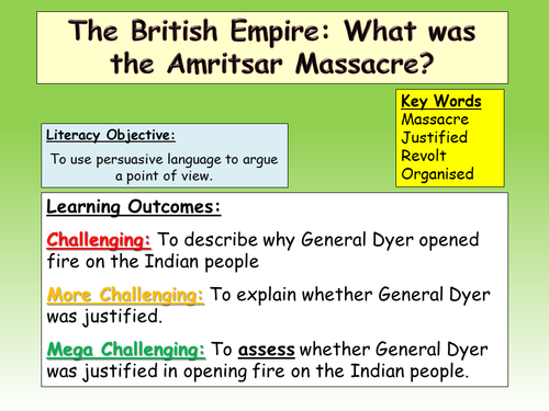 Amritsar Massacre | Teaching Resources