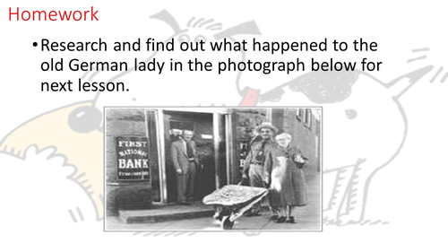 Weimar Republic 1919 - 1923 | Teaching Resources