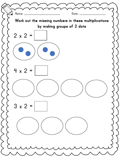 Year 1 multiplication - 2s and 5s | Teaching Resources