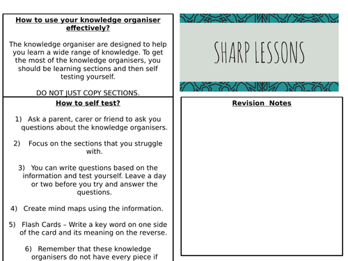 GCSE Nazi Germany Knowledge Organiser (Jewish Persecution and ...