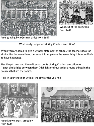 English Civil War - Trial of Charles I | Teaching Resources