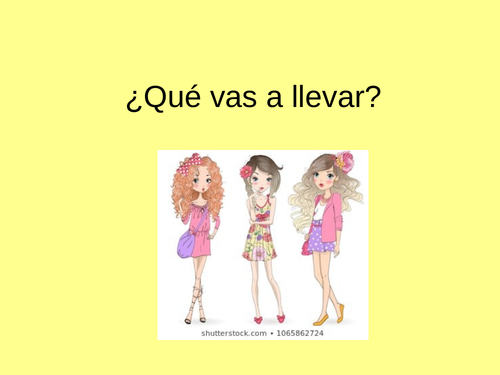 La Ropa. Clothes. Present and Future tense. | Teaching Resources