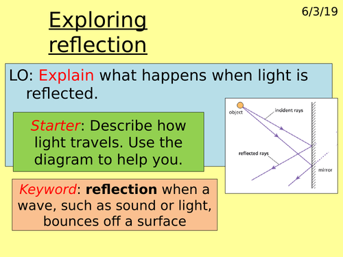 AQA KS3 YEAR 7 - PHYSICS - SOUND & LIGHT WAVES | Teaching Resources