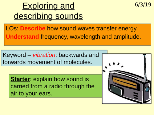 AQA KS3 YEAR 7 - PHYSICS - SOUND & LIGHT WAVES | Teaching Resources