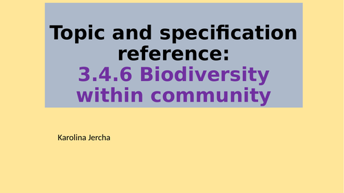AQA A level Biology Section 4: DNA, genes, genetic diversity ...