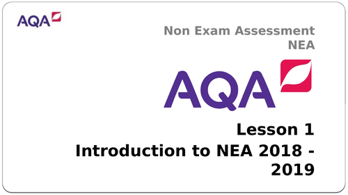 AQA NEA - Getting started | Teaching Resources