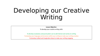AQA English Language Paper 1 Q5 Descriptive Writing/Narrative Writing ...