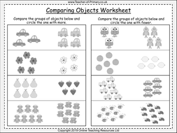 Comparing Objects - Year 1 | Teaching Resources