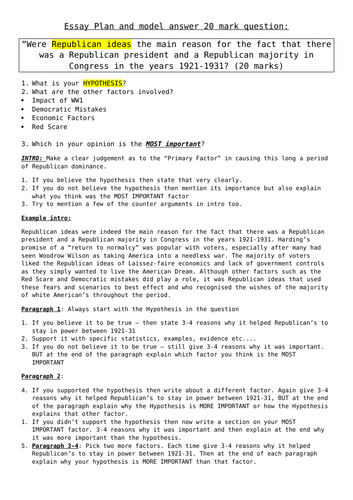 Lesson 3 - In search of the American Dream - 1920s and red scare ...