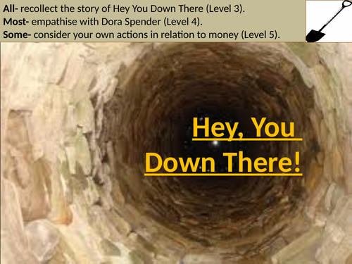 LITERACY: Hey You Down There | Teaching Resources